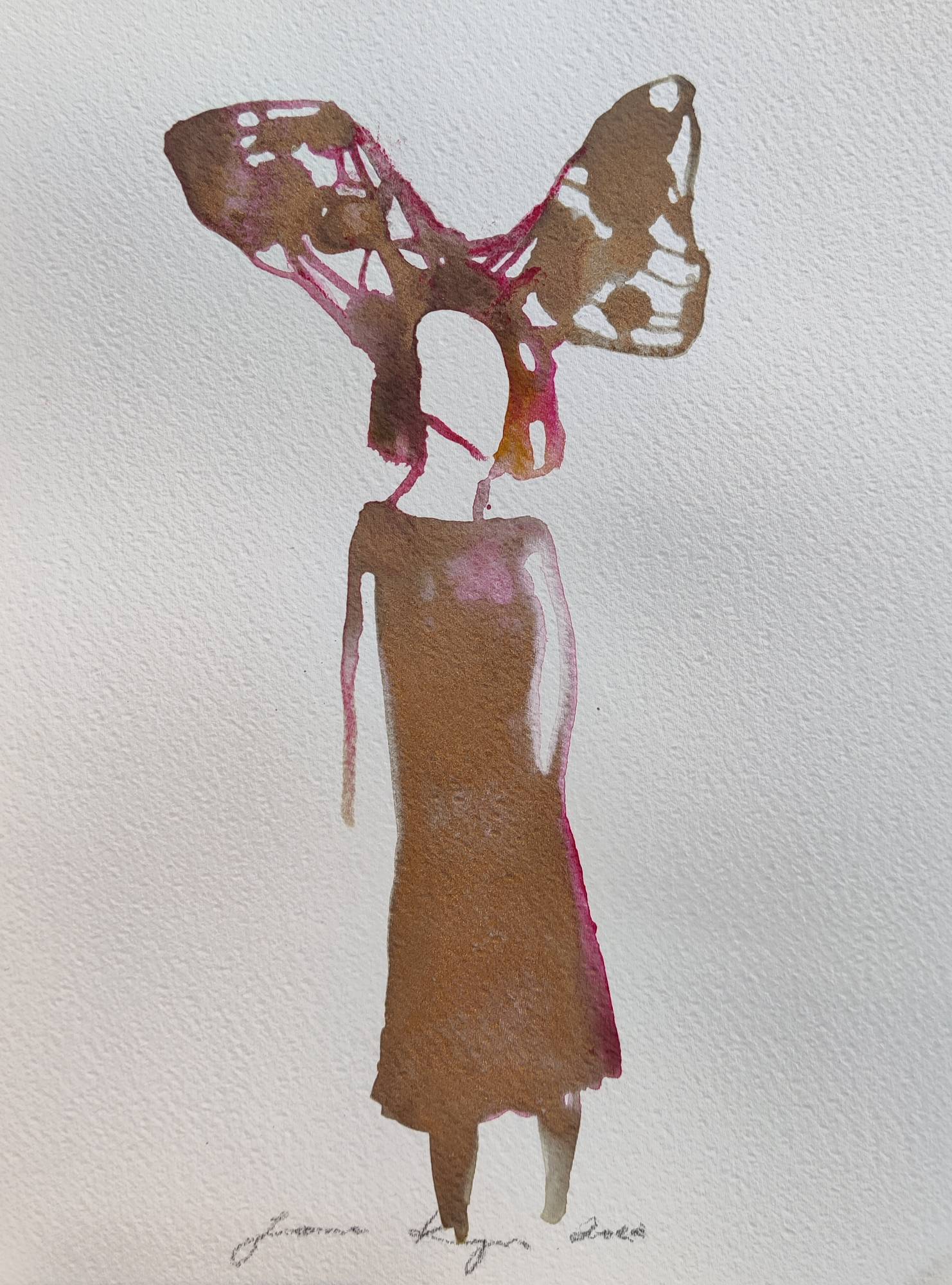 Kangas Jaana: Iso rusetti 23cm x 30cm - Taide ja Kehys Pekkala verkkokauppa