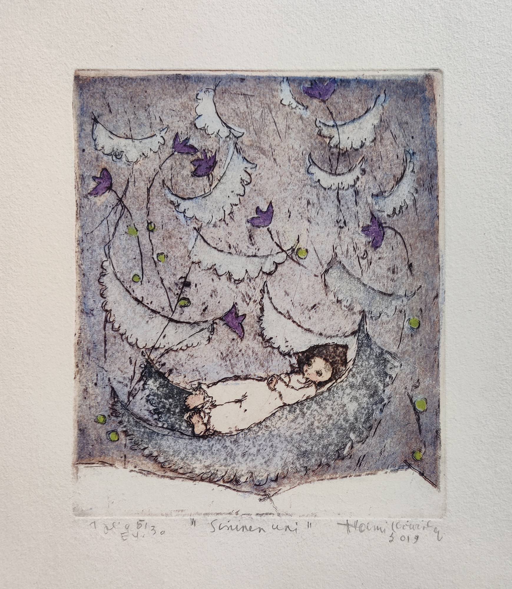 Koiviola Helmi: Sininen uni 15cm x 18cm - Taide ja Kehys Pekkala ...